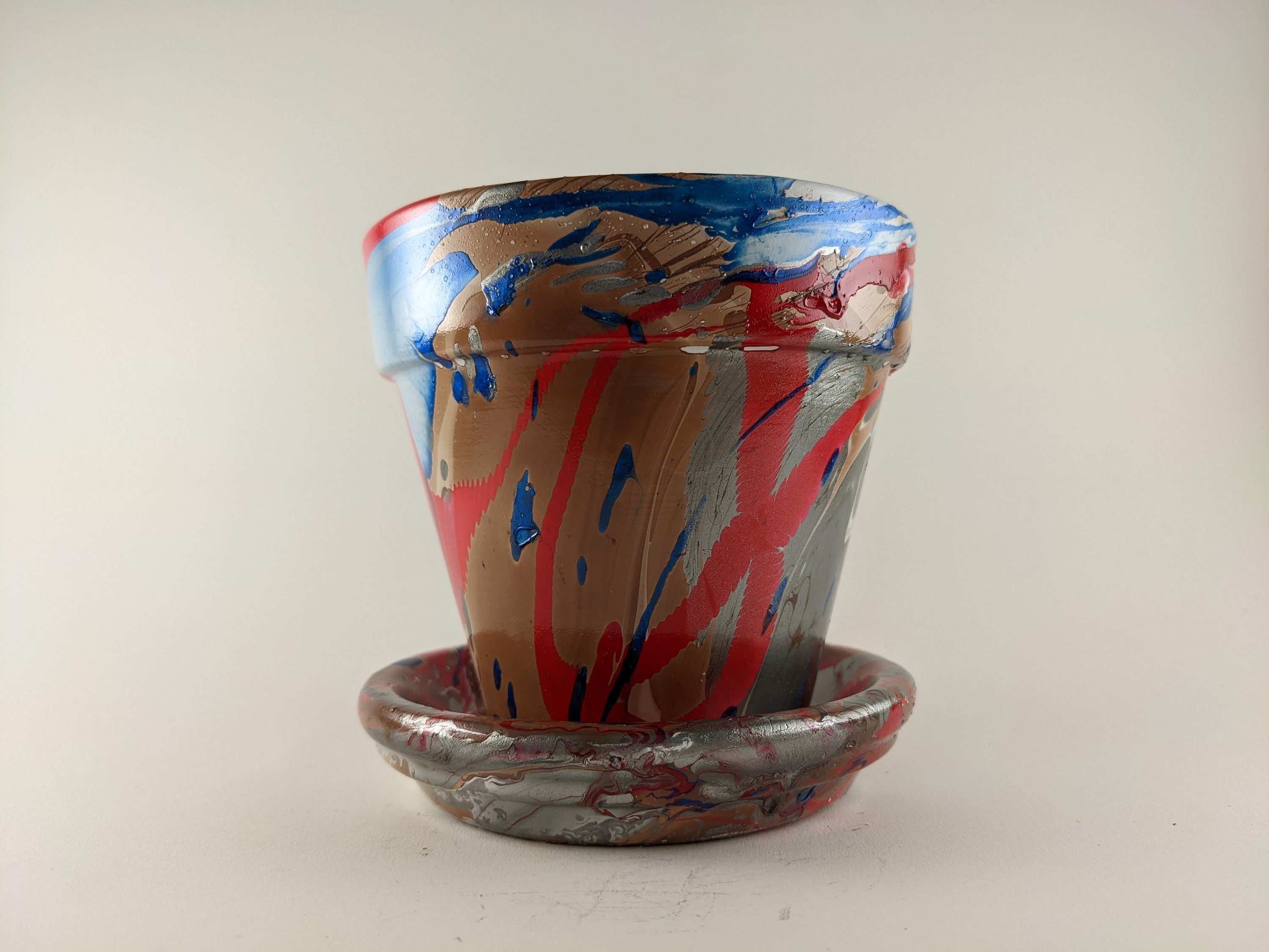 Binary Frequencies - 4" Planter Pot, With Matching Saucer! - Etsy