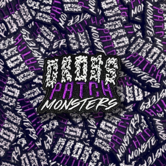 Glow in the Dark Gross Patch Monster Logo Patch | Etsy