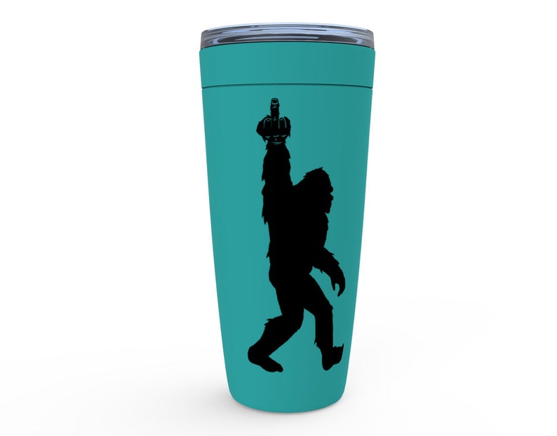 Funny Bigfoot Middle Finger Viking Tumblers - Etsy