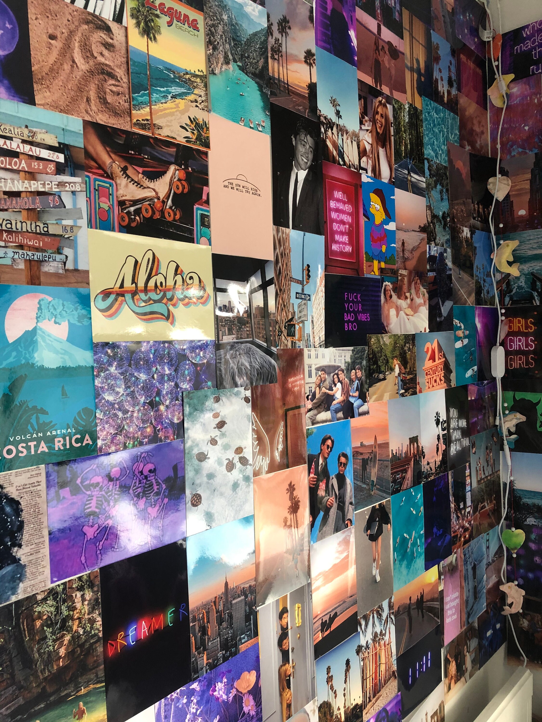 Aesthetic custom wall collage 50-100 photos pack You choose | Etsy