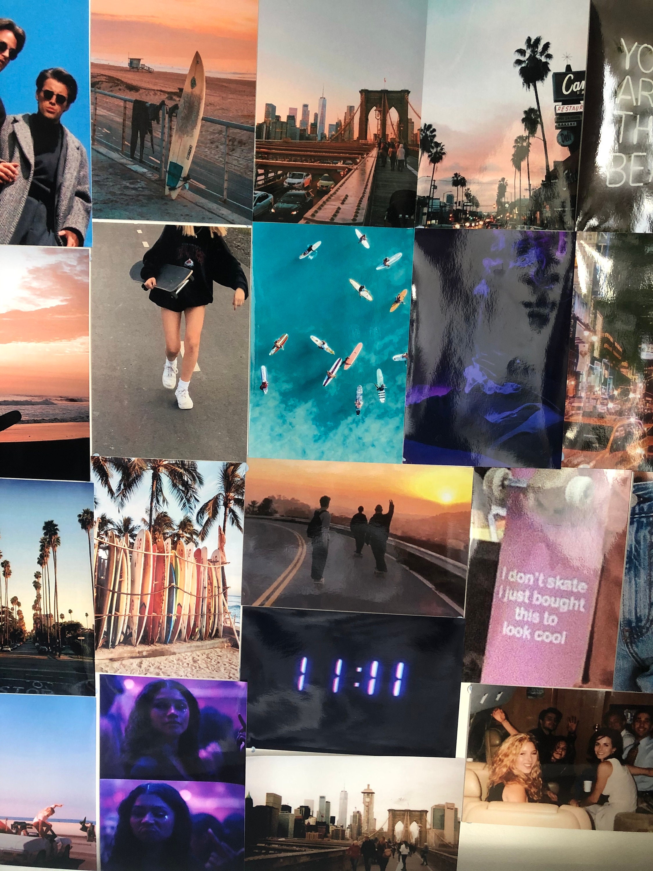 Aesthetic custom wall collage 50-100 photos pack You choose | Etsy