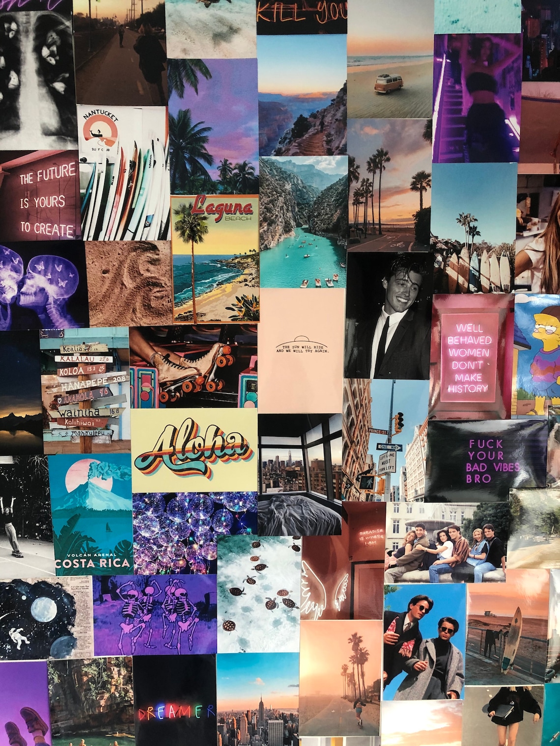 Aesthetic Custom Wall Collage 50-100 Photos Pack You Choose - Etsy