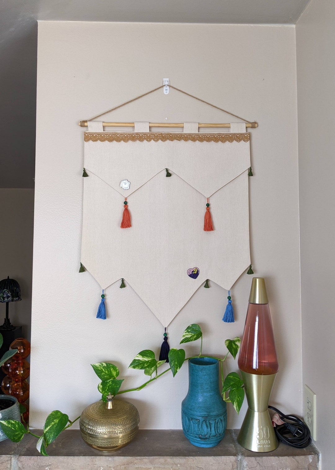 Large Enamel Pin Display Banner - Etsy