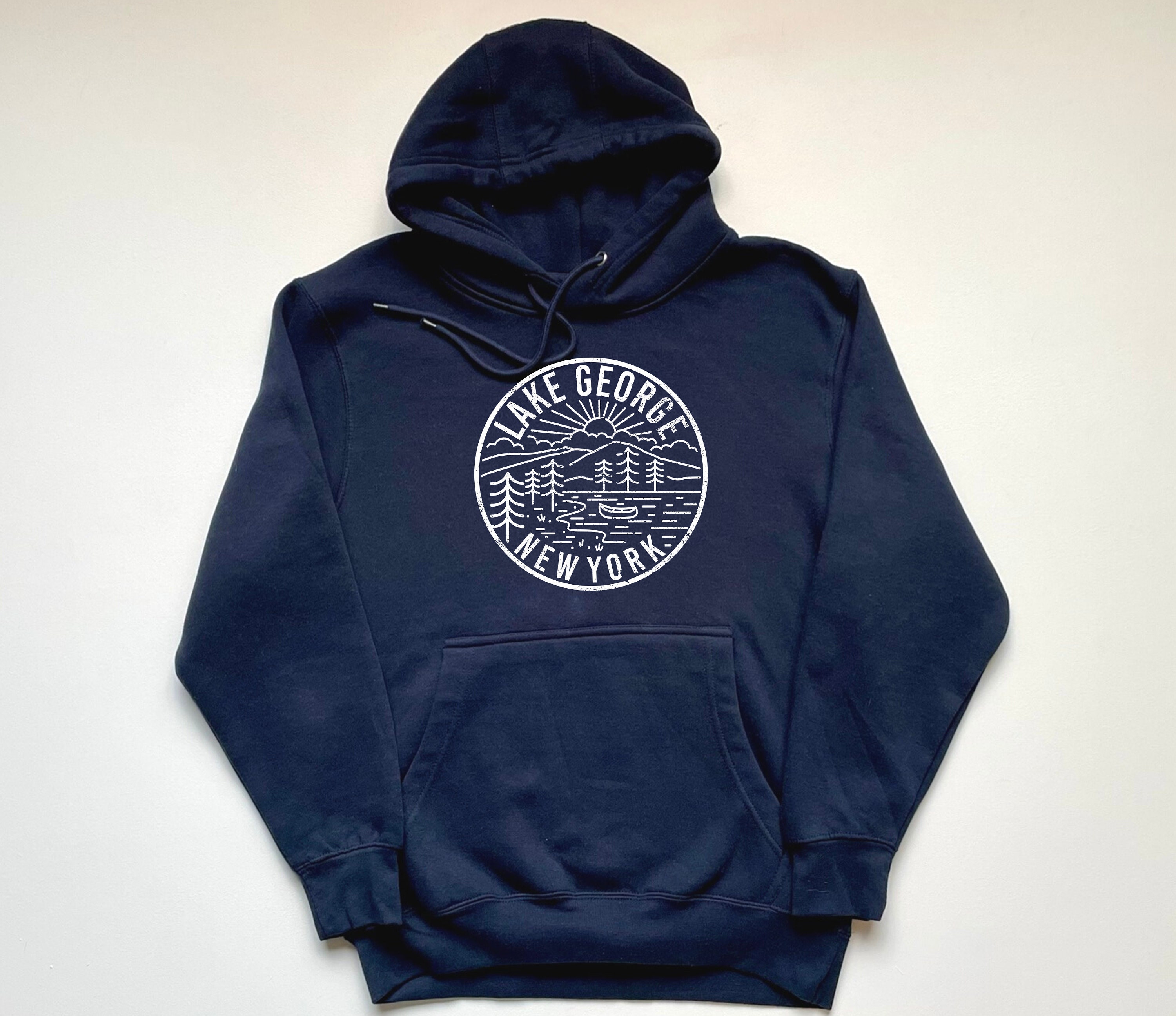 Lake George New York Hooded Sweatshirt Lake George Hoodie - Etsy