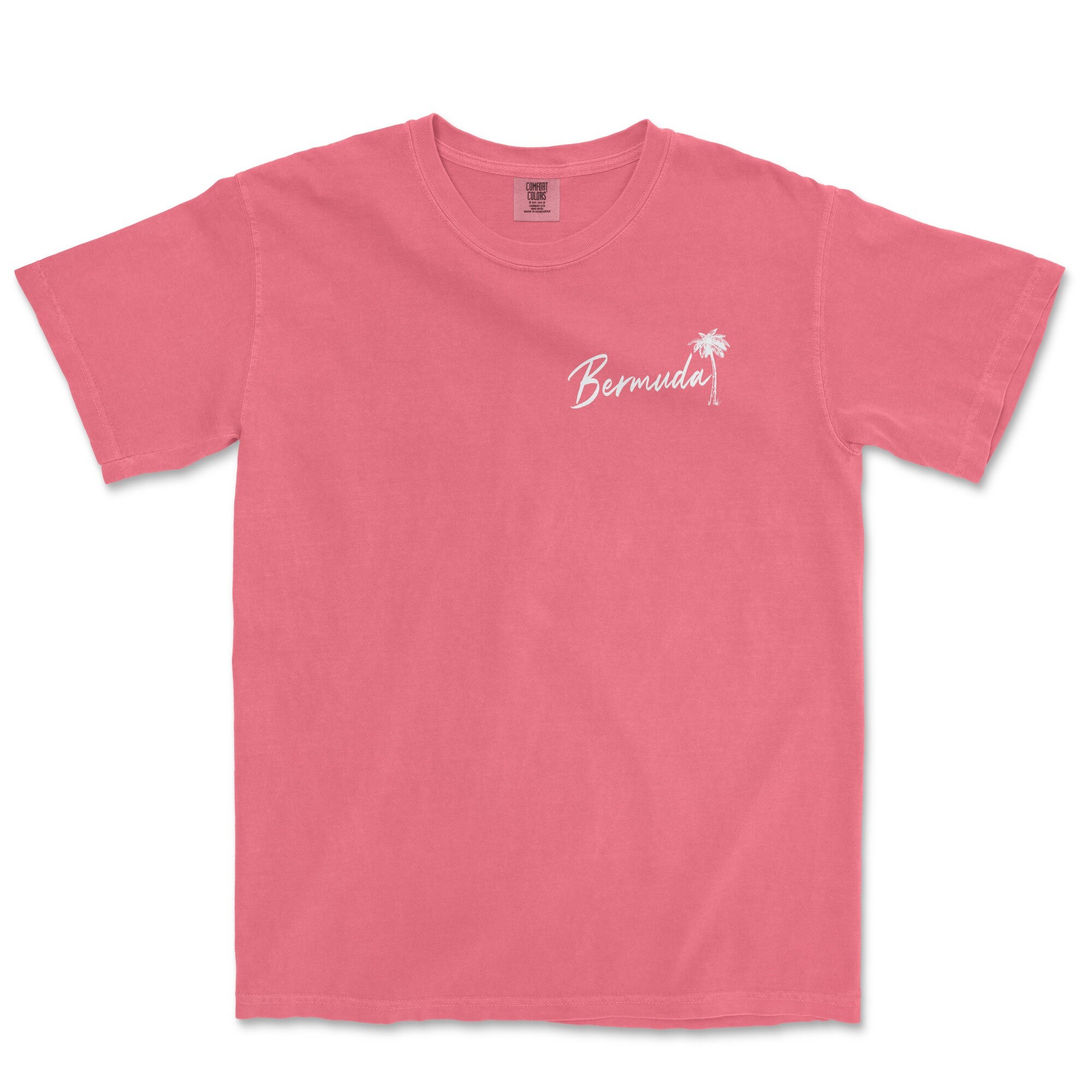 Bermuda T-shirt Front and Back Print - Etsy