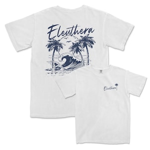 Eleuthera T-shirt Front and Back Print - Etsy