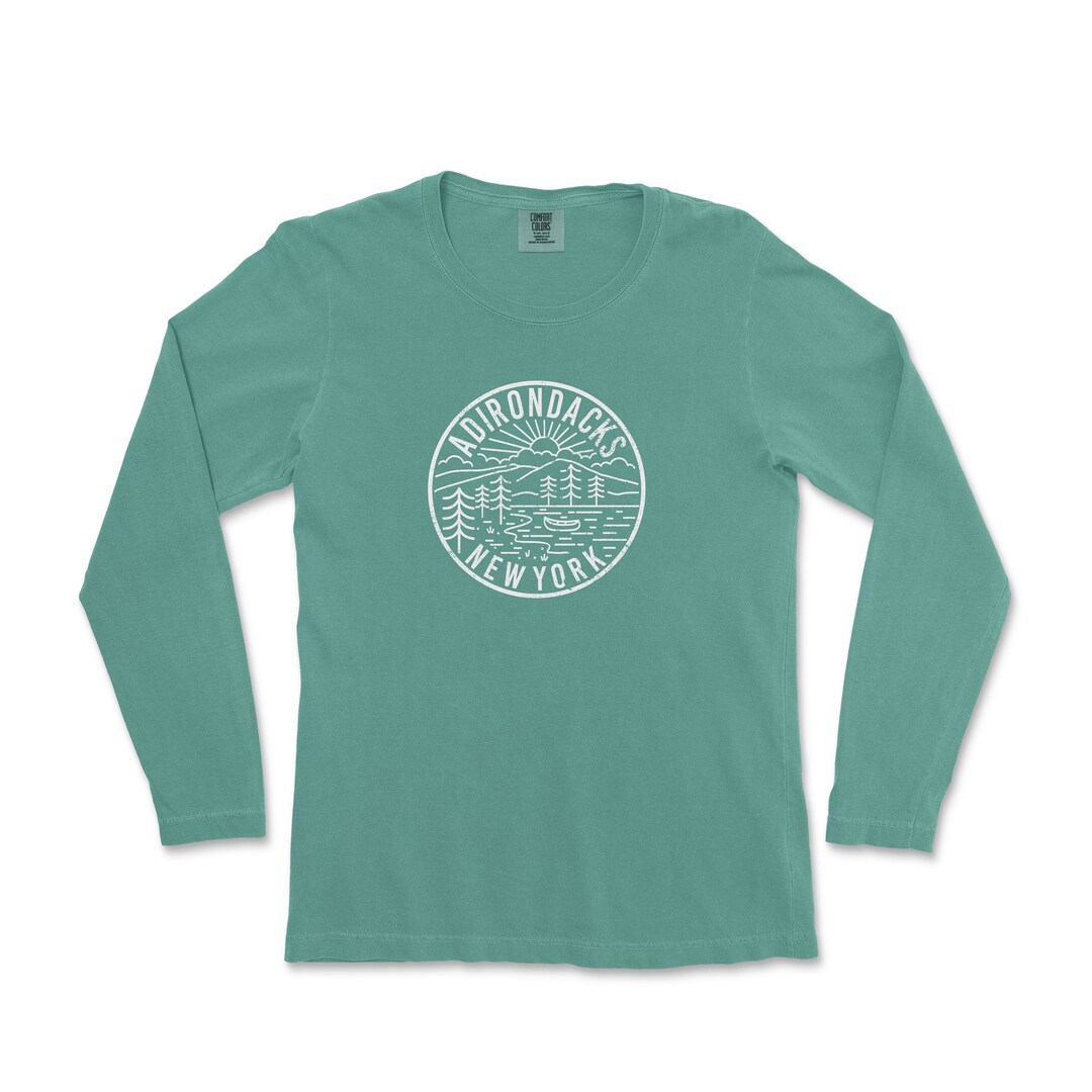 Adirondacks New York Long Sleeve Shirt - Etsy