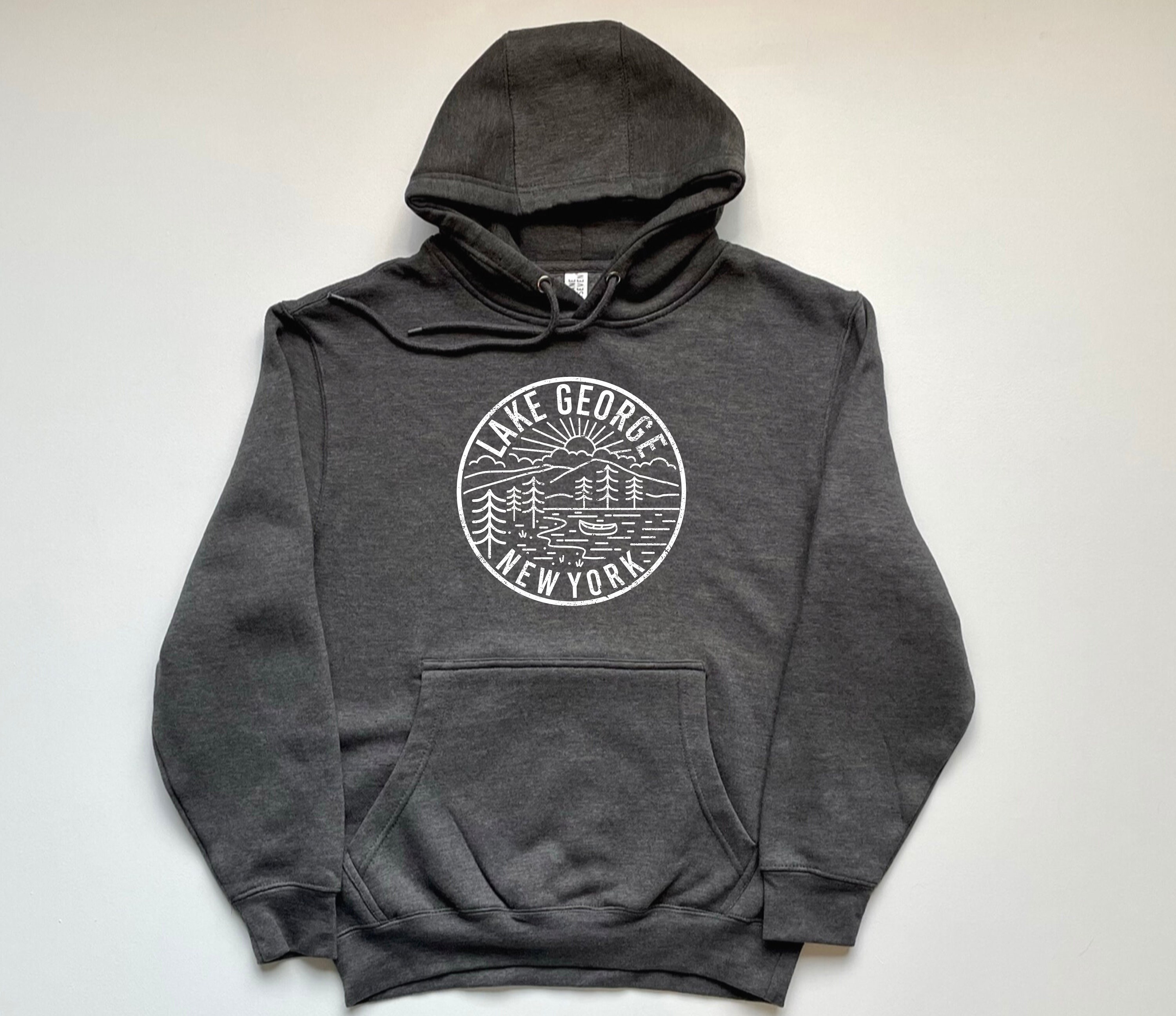 Lake George New York Hooded Sweatshirt Lake George Hoodie - Etsy