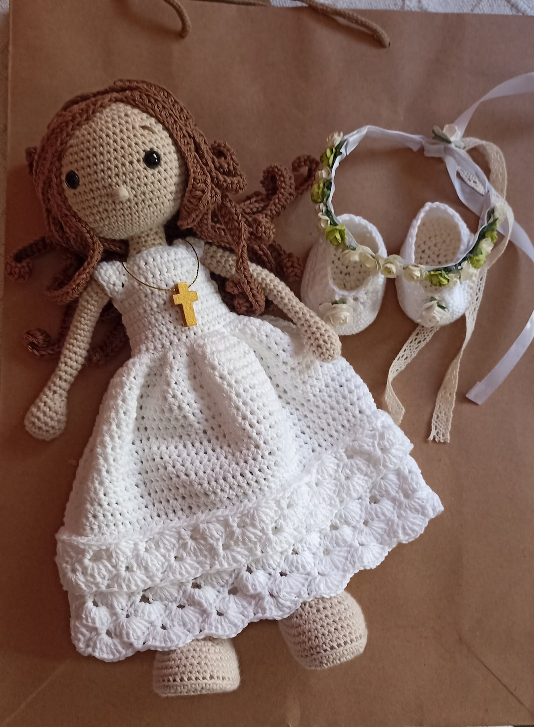 Amigurumi Communion Doll, Amigurumi Doll, Personalized Amigurumi ...