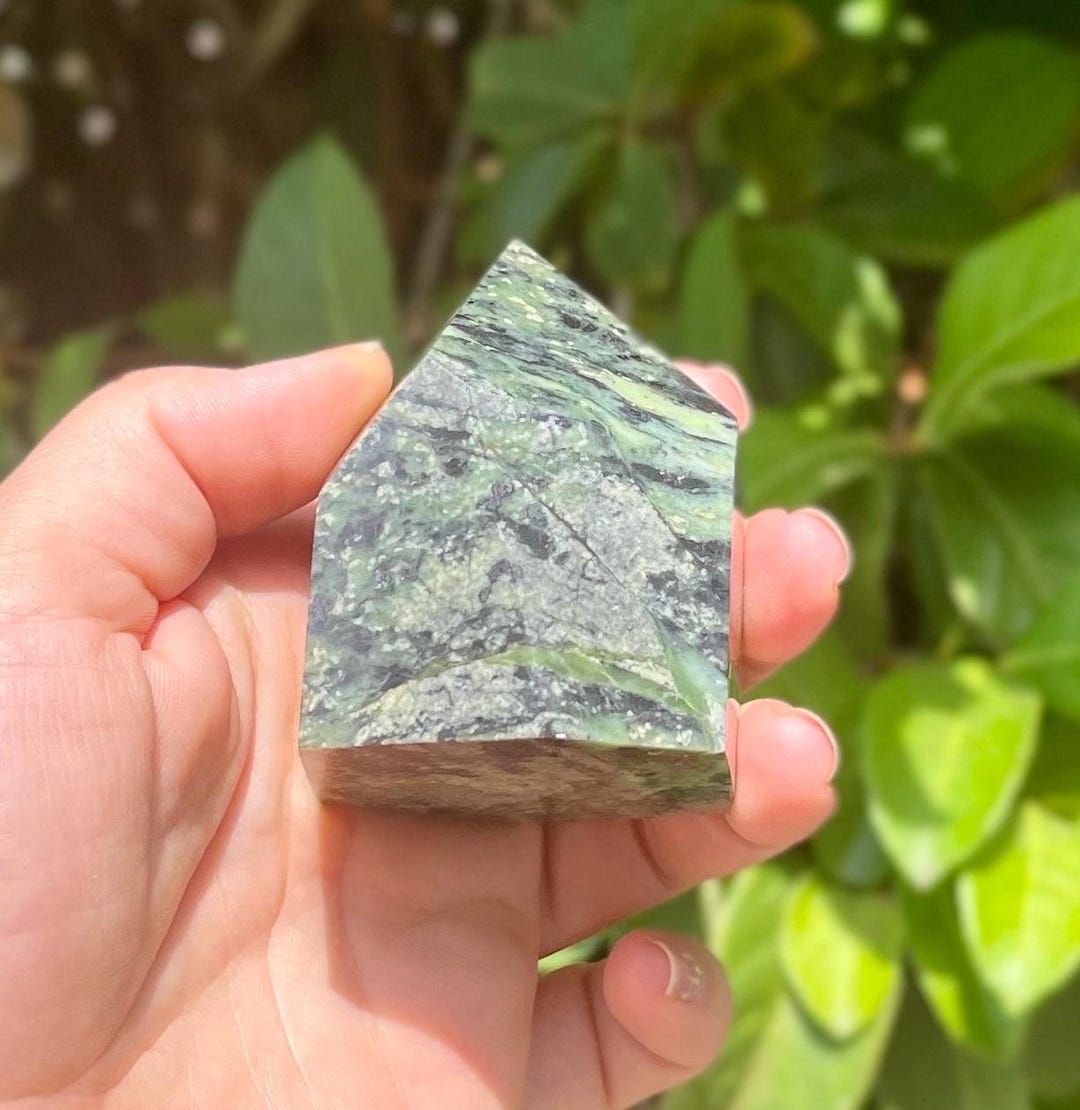 Jade inca Jade Green Free Form Point Ethically Sourced From Peru AA ...