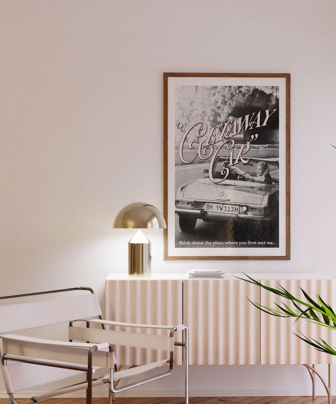 Getaway Car Quote Poster Print, Digital Download Print, Retro Wall ...