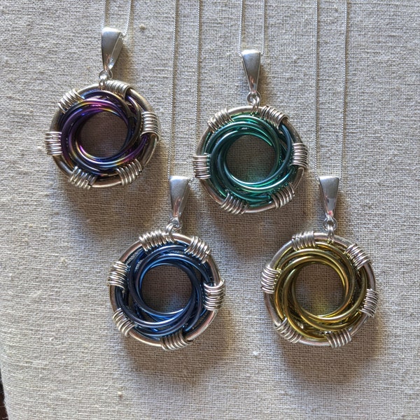 Chainmail Pendant - Etsy