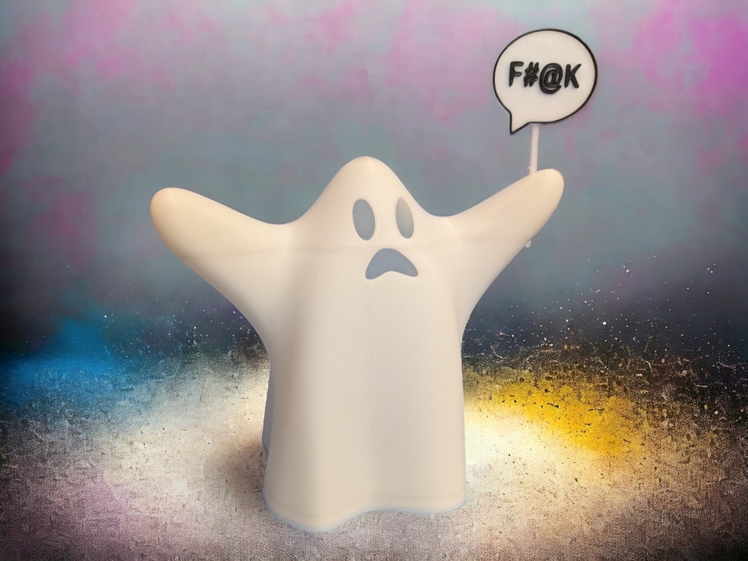 Spooky 3D Printed Ghost Lamp - Add a Spectral Glow to Your Space! - Etsy