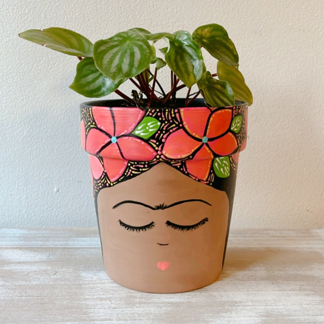 Frida Kahlo Plant Pot - Etsy