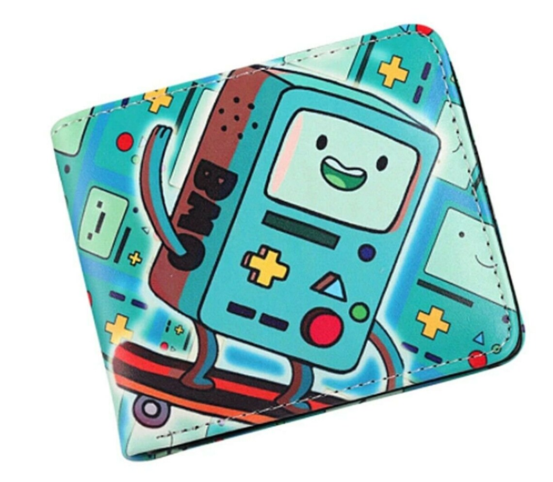 Adventure Time BMO Character Blue Bifold Wallet - Etsy