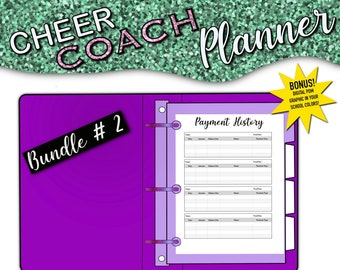 Cheerleading Coach Binder Printable, Digital Planning, Cheer Coach ...