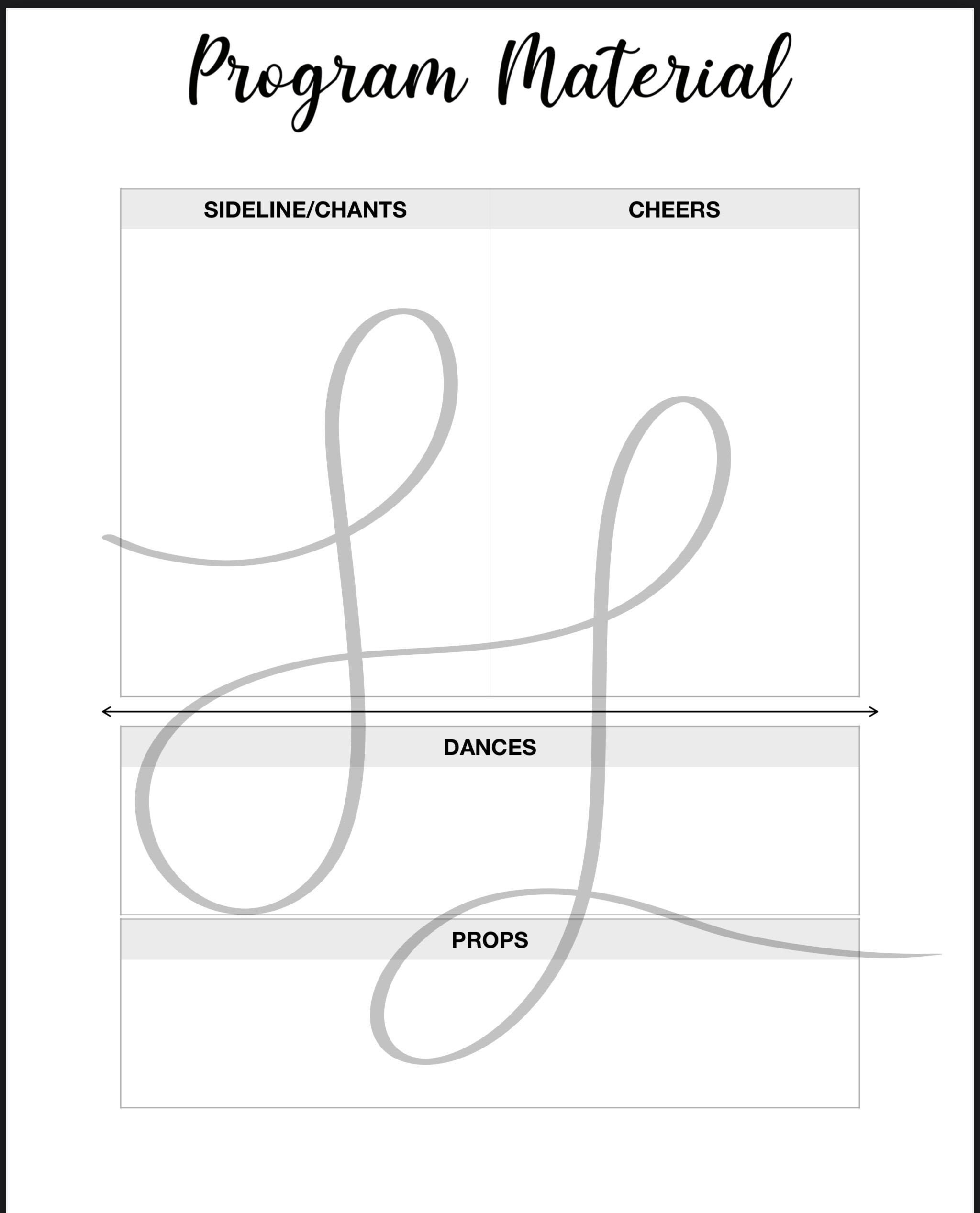 Cheerleading Coach Binder Printable, Digital Planning, Cheer Coach ...