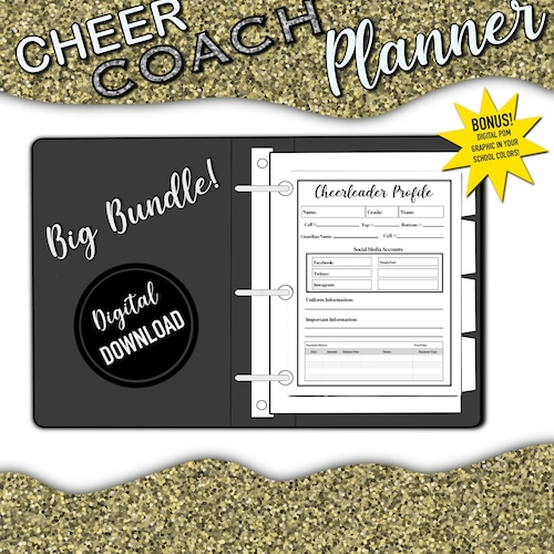 Complete Cheerleading Coach Binder Printable Digital - Etsy