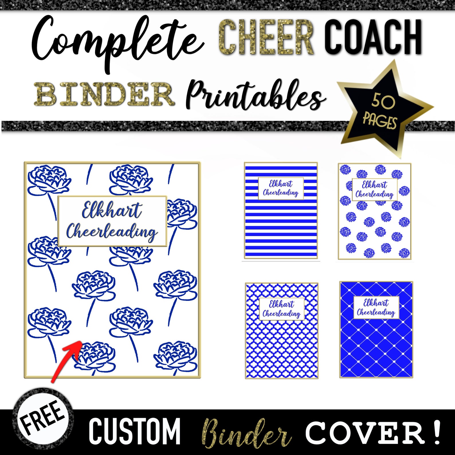 Complete Cheerleading Coach Binder Printable, Digital Planning, Cheer ...