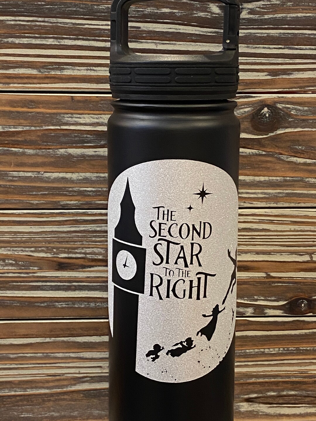 Peter Pan Inspired Water Bottle/tumbler - Etsy