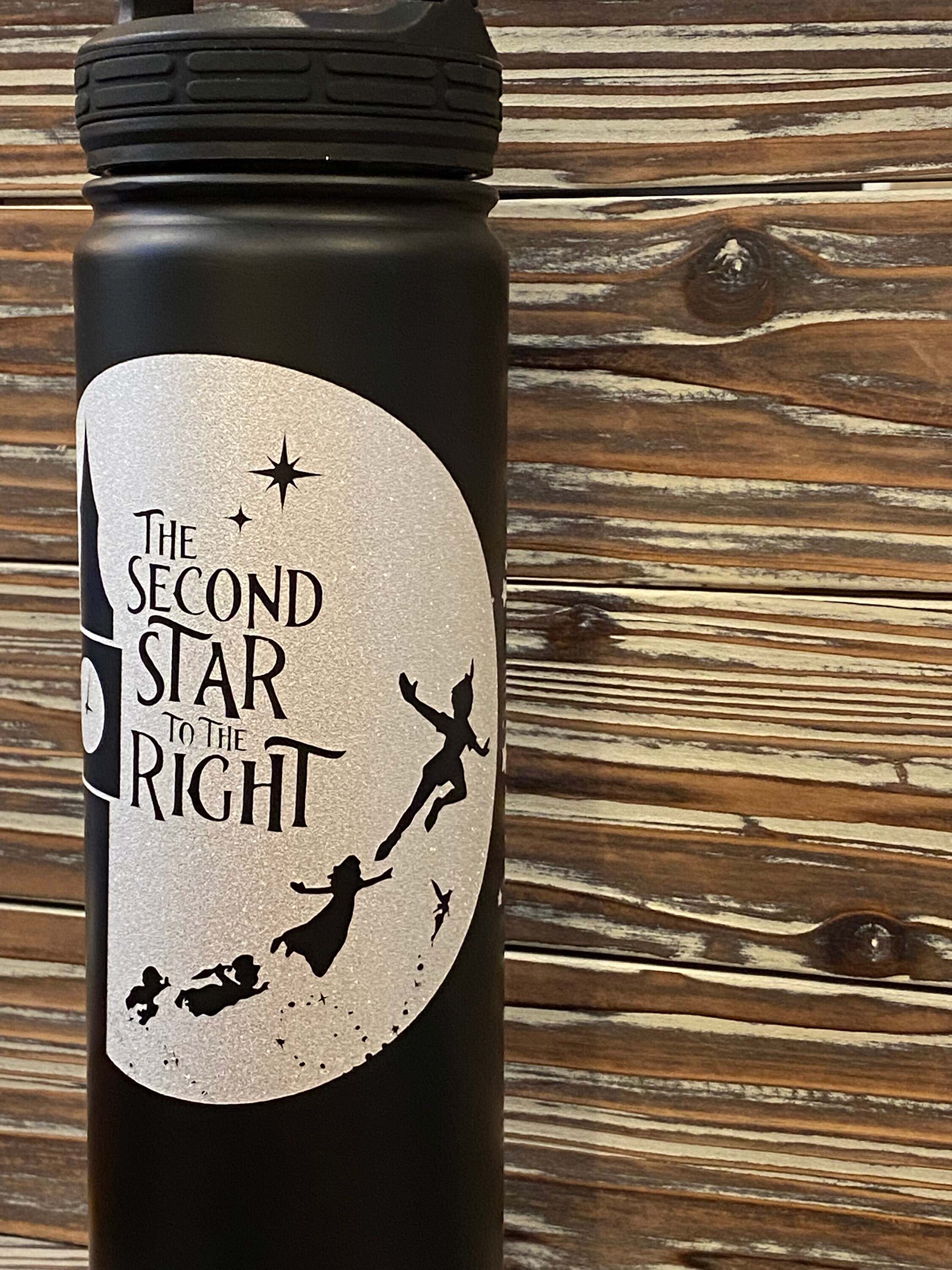 Peter Pan Inspired Water Bottle/tumbler - Etsy