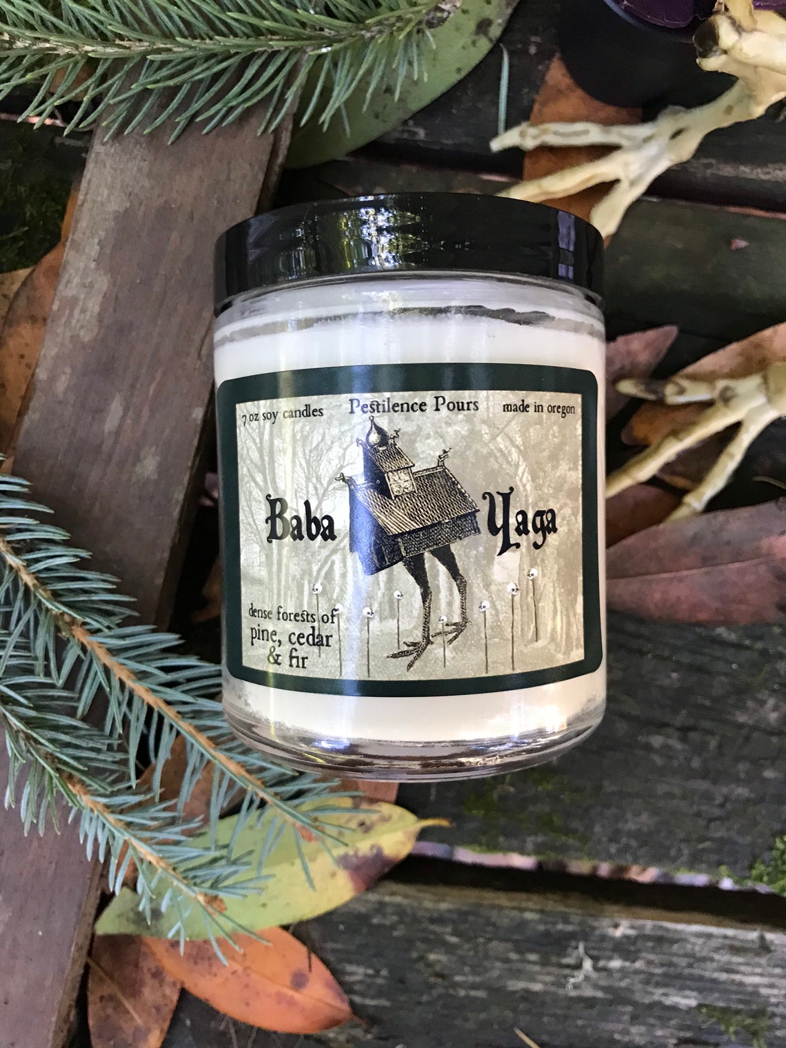 Baba Yaga Soy Candle Spooky Halloween Folktale Candle - Etsy