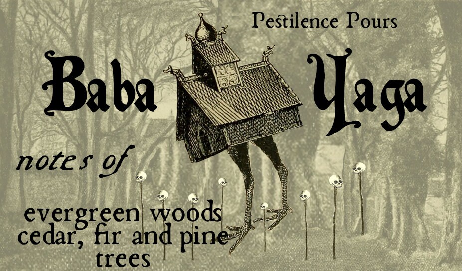 Baba Yaga Soy Candle Spooky Halloween Folktale Candle - Etsy
