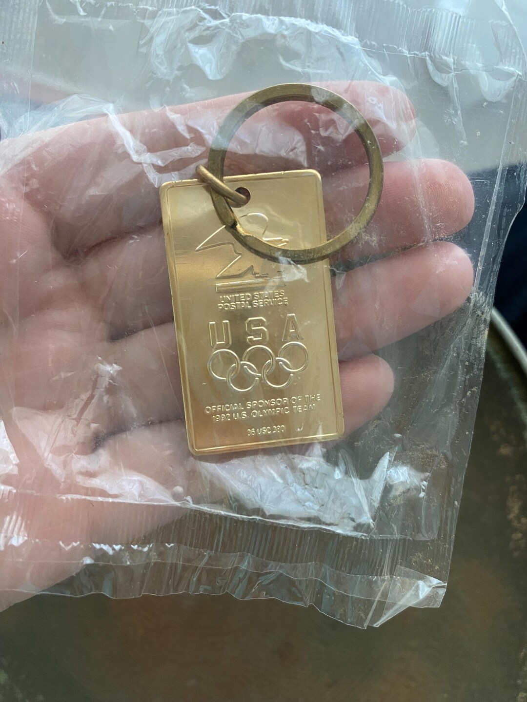 1992 Olympics Sponsor United States Postal Service Keychain Promotion ...