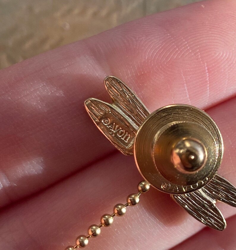 Vintage Avon Gold Tone and Blue Gradient Dragonfly Pin - Etsy
