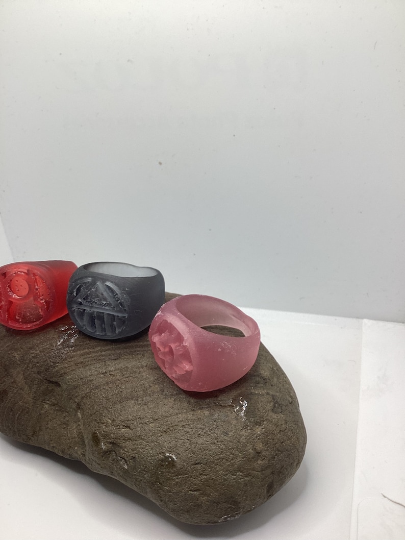 Custom Rings of the Lantern Corps Lantern Corps Rings DC - Etsy