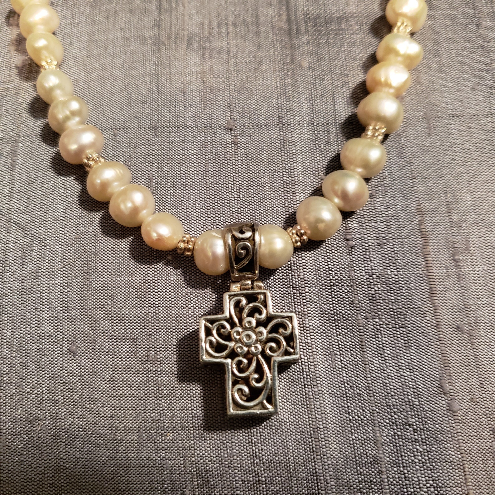 Reversible Sterling or Red Stone Thick Small Cross on White - Etsy