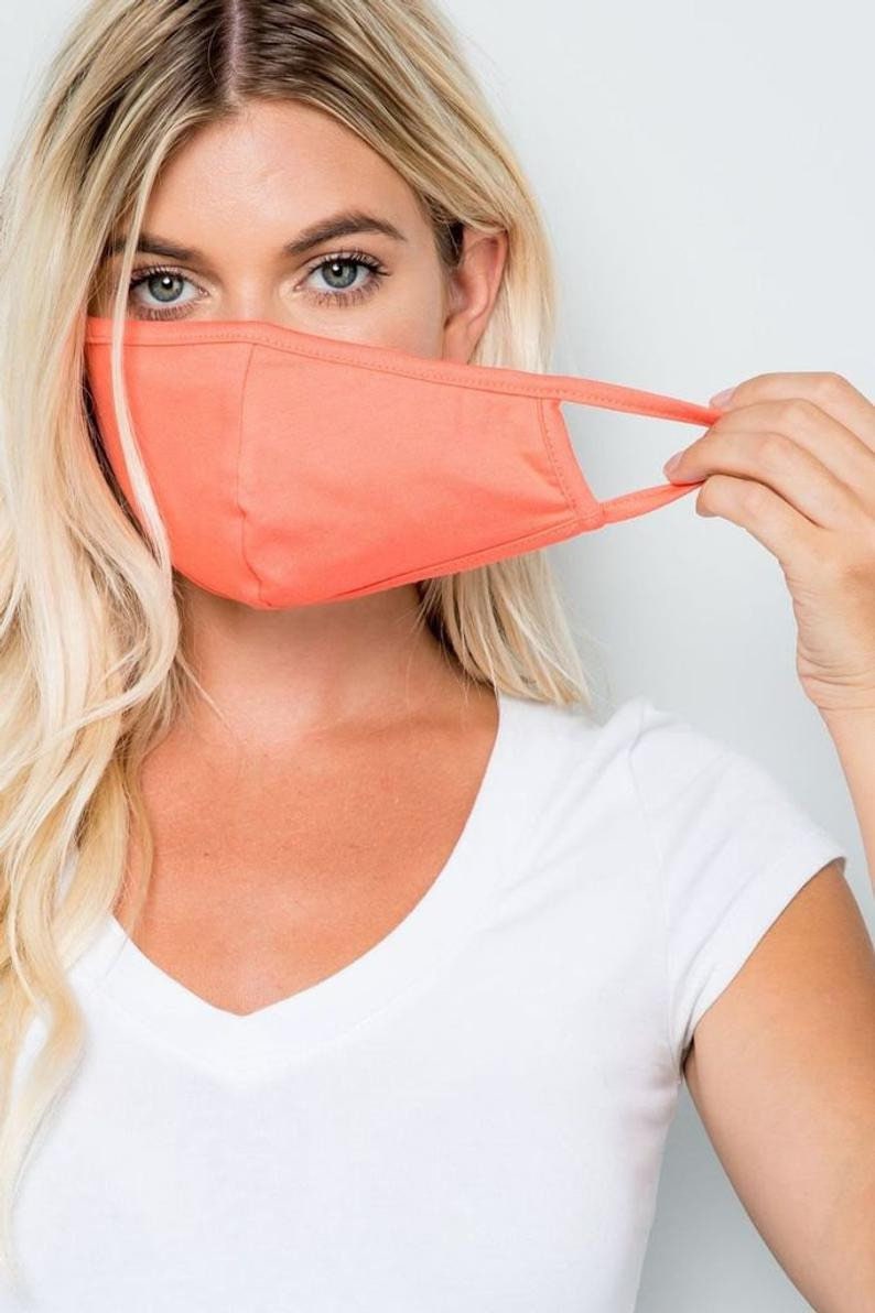 3 Masks/set - Adult Face Masks / Cotton / Made in USA / Washable ...