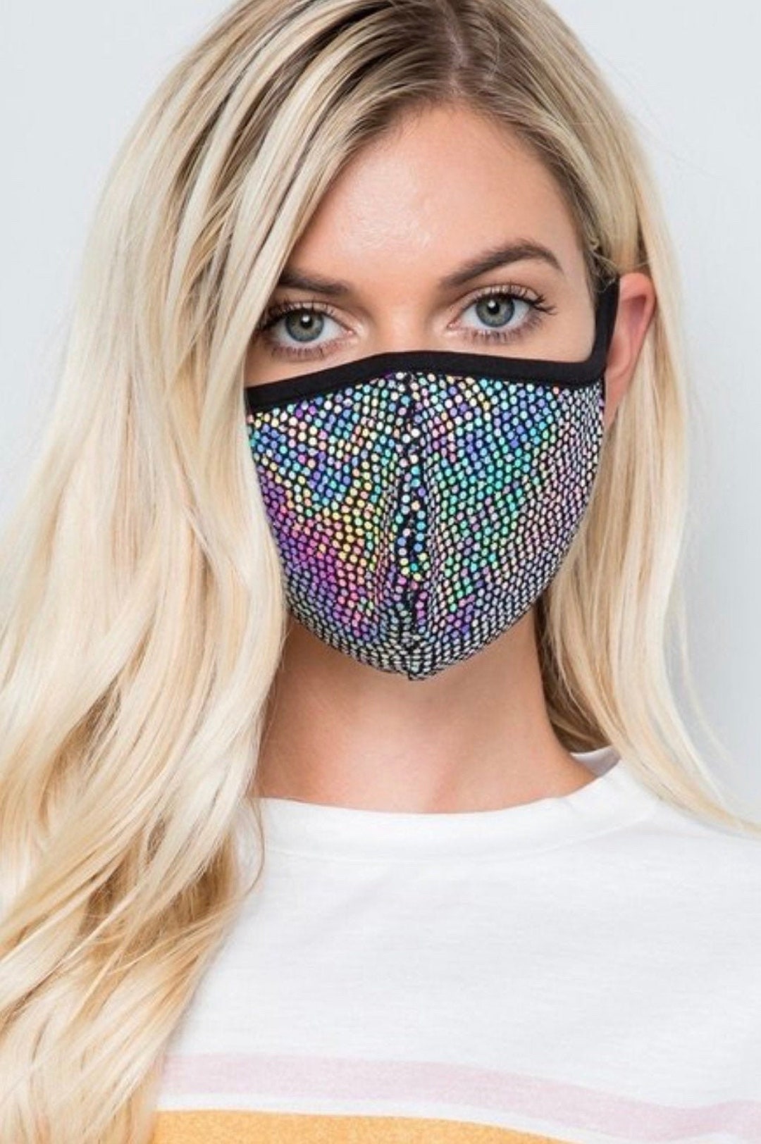 Sequin Face Mask, Glitter Face Mask, Bling Face Mask, Face Masks ...