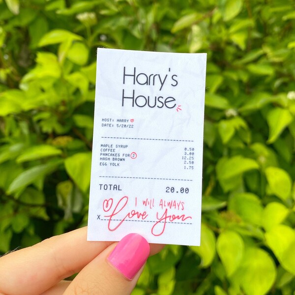 Receipt Sticker - Etsy