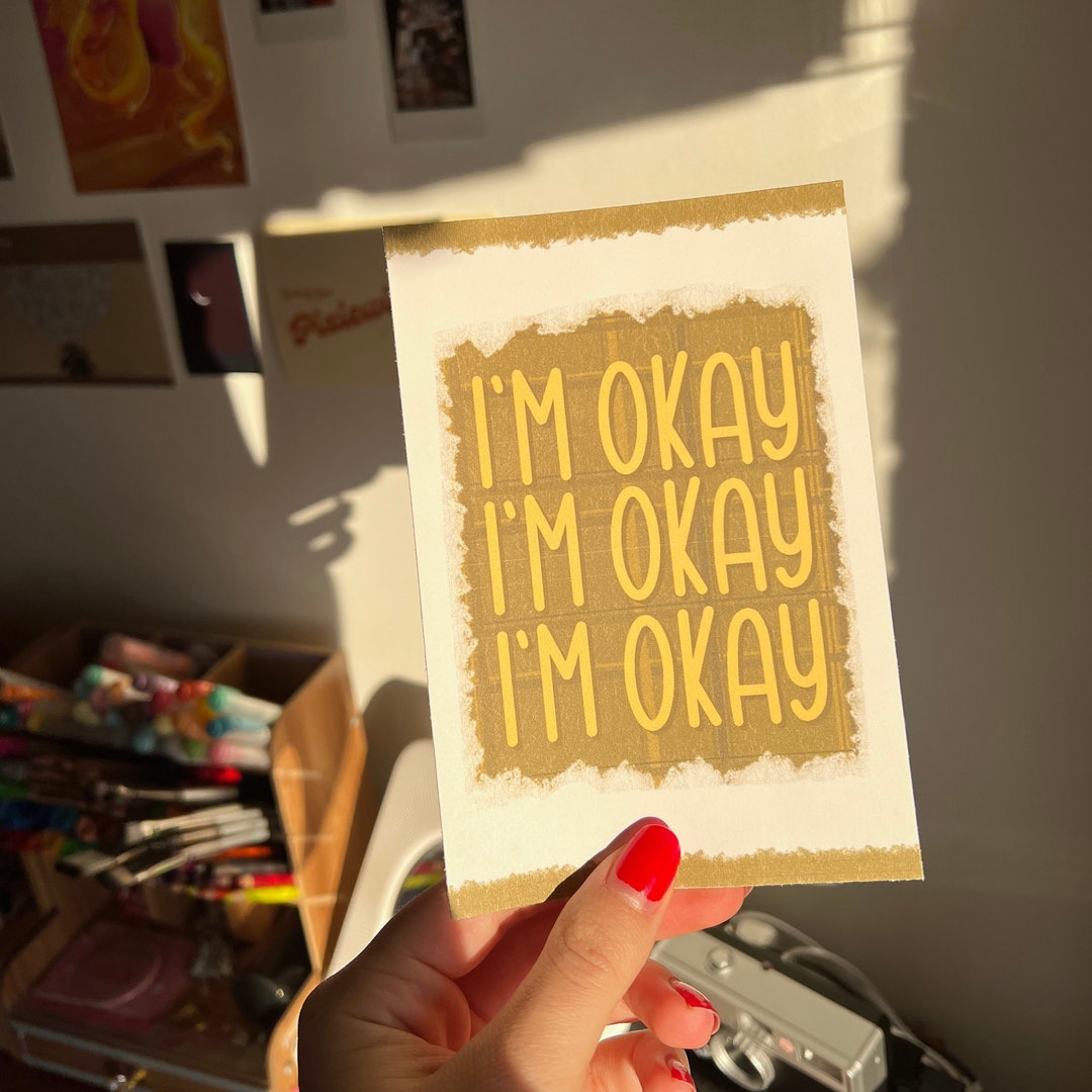 Percy Jackson "i'm Okay" Art Print - Etsy