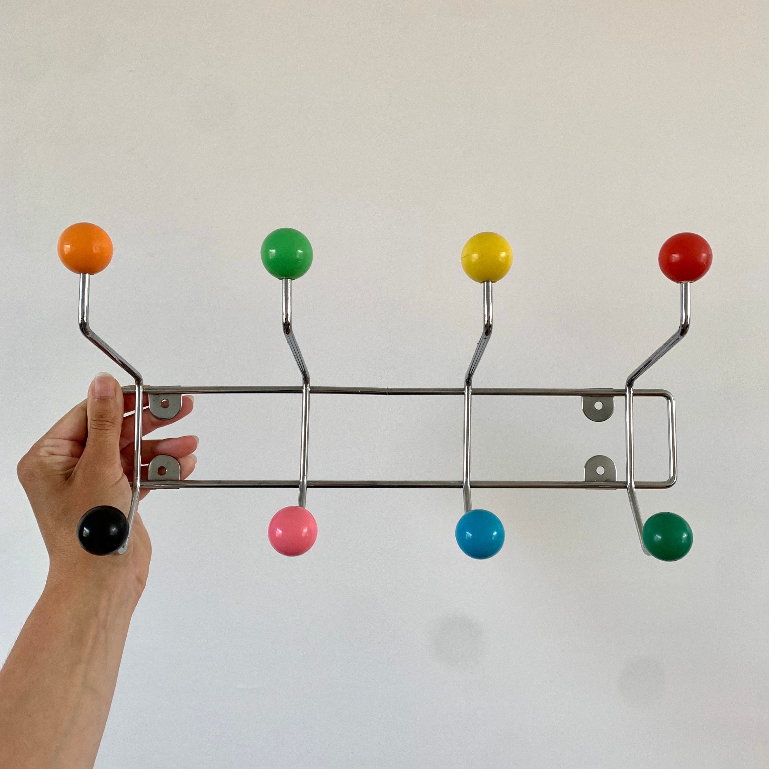Colorful coat rack store