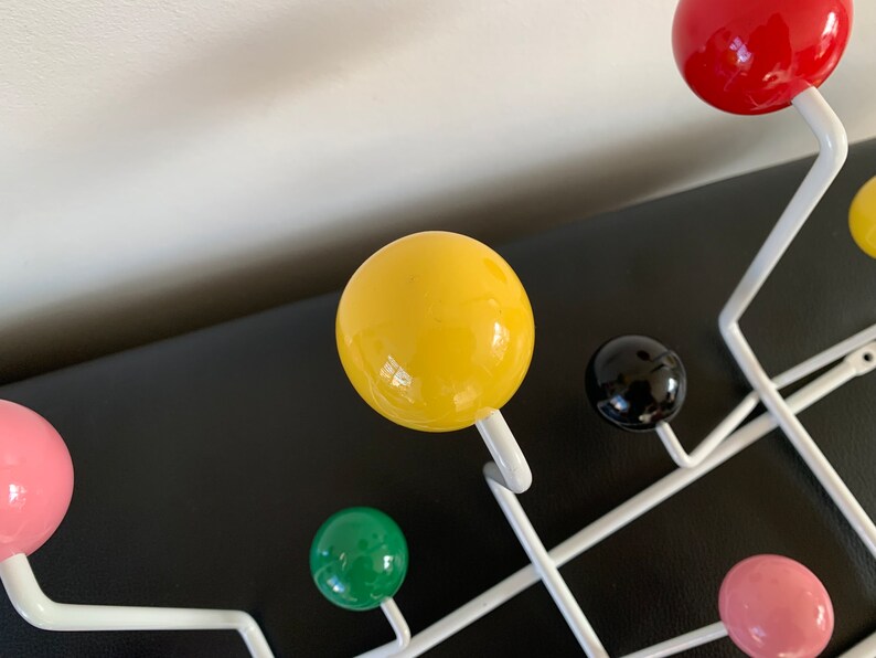 Colored Sputnik Coat Rack With 14 Hooks Vintage Wall Mounted Ball Coat ...