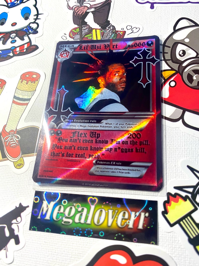 Rockstar Lil Uzi Vert Fanmade | Pokémon Trading Card - Etsy