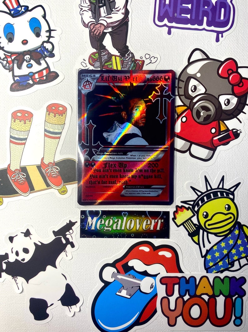 Rockstar Lil Uzi Vert Fanmade | Pokémon Trading Card - Etsy