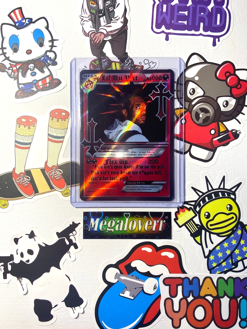 Rockstar Lil Uzi Vert Fanmade | Pokémon Trading Card - Etsy