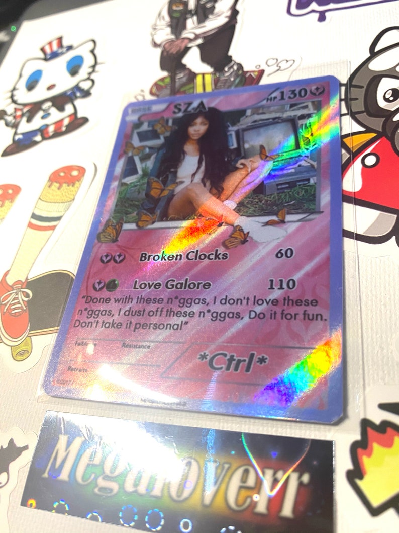 SZA Fanmade | Pokémon Trading Card - Etsy