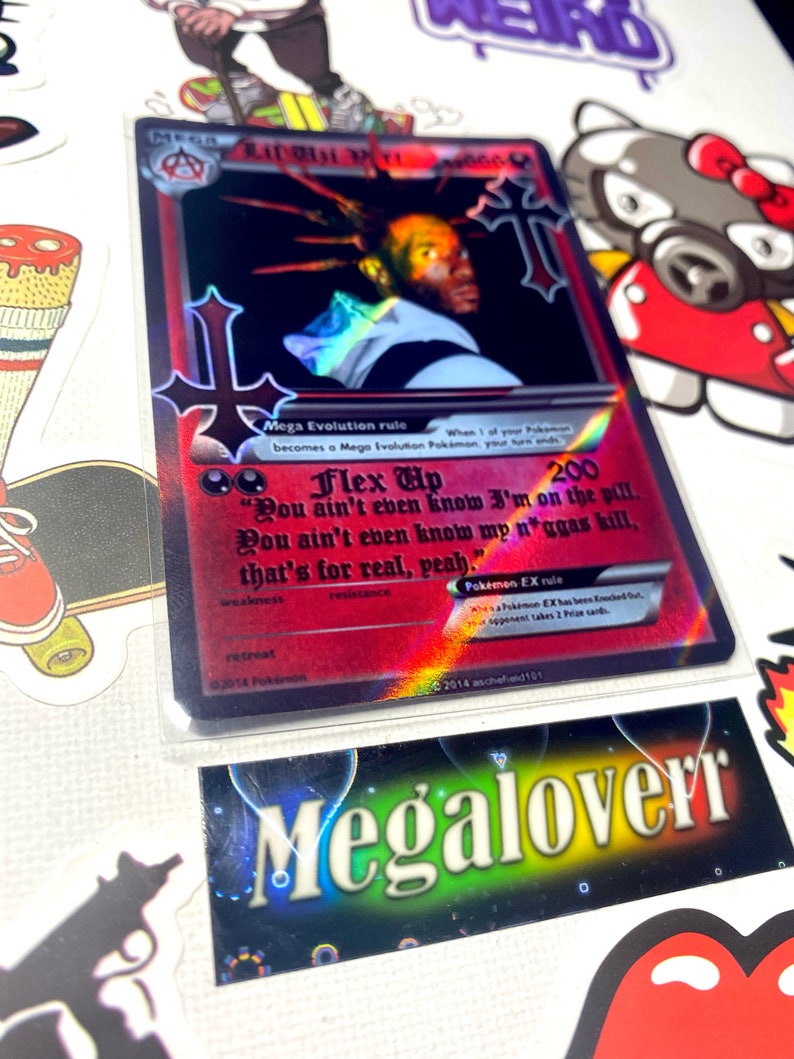 Rockstar Lil Uzi Vert Fanmade | Pokémon Trading Card - Etsy