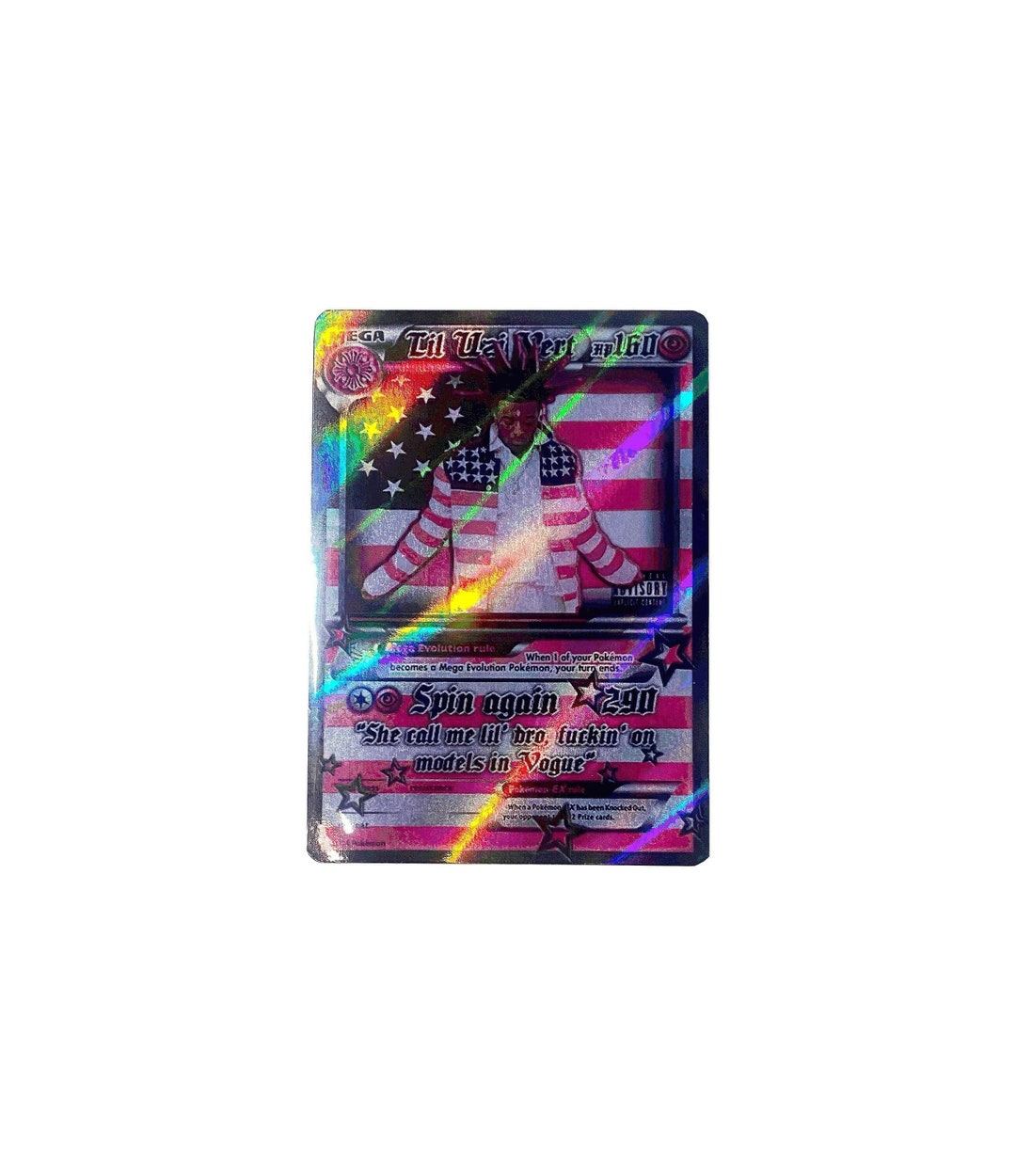 Pink Tape Lil Uzi Vert | Pokémon Trading Card - Etsy