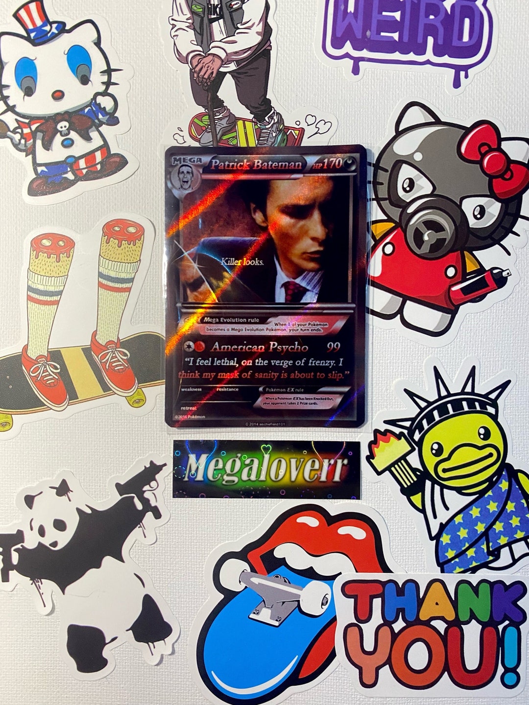 Patrick Bateman Pokémon Trading Card - Etsy