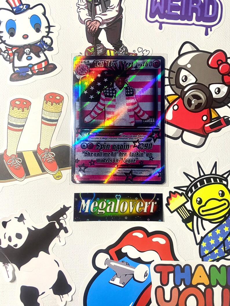 Pink Tape Lil Uzi Vert Fanmade | Pokémon Trading Card - Etsy