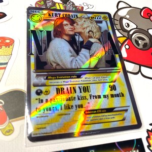 Kurt Cobain Pokémon Trading Card - Etsy