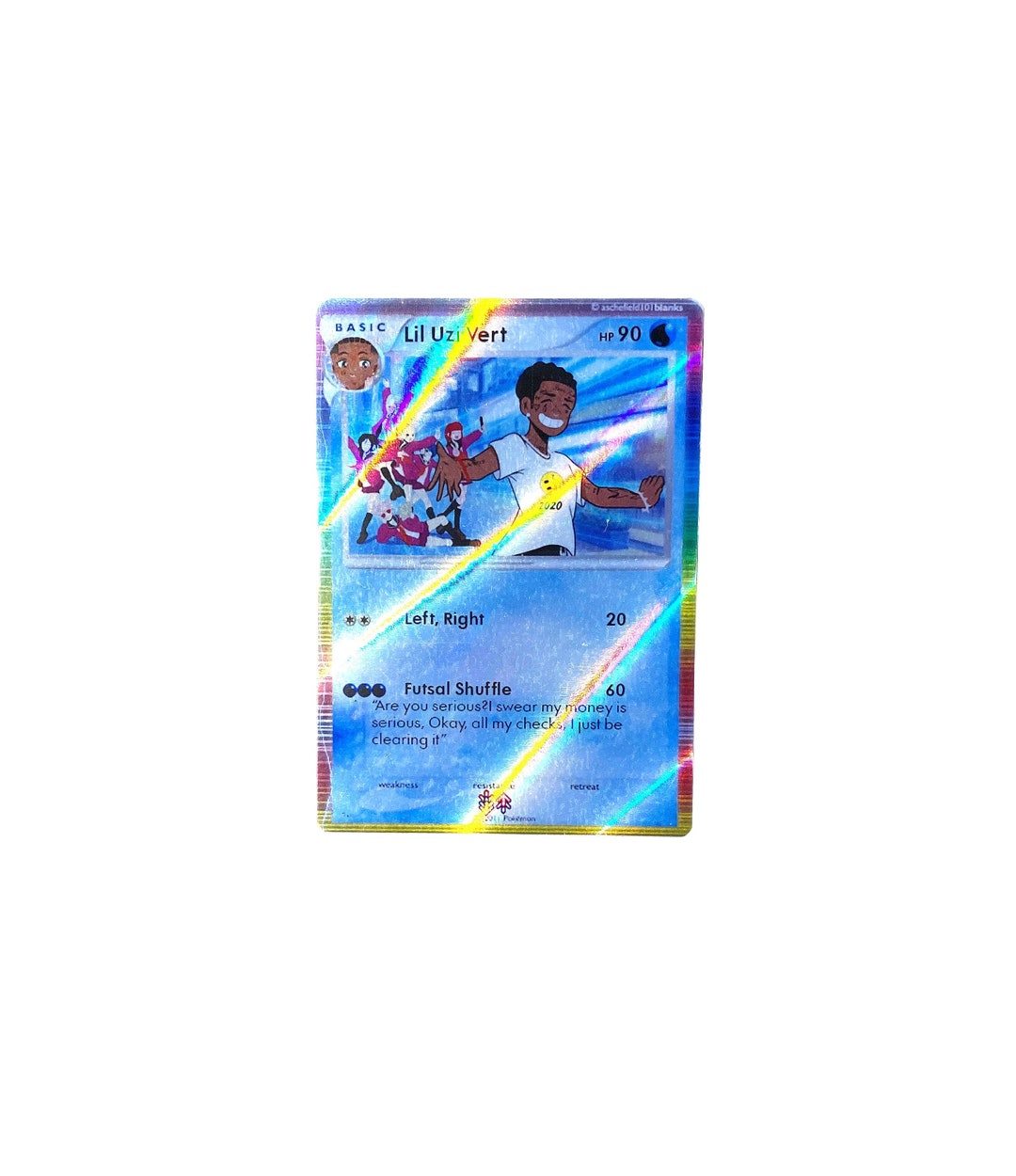 Lil Uzi Vert | Pokémon Trading Card - Etsy