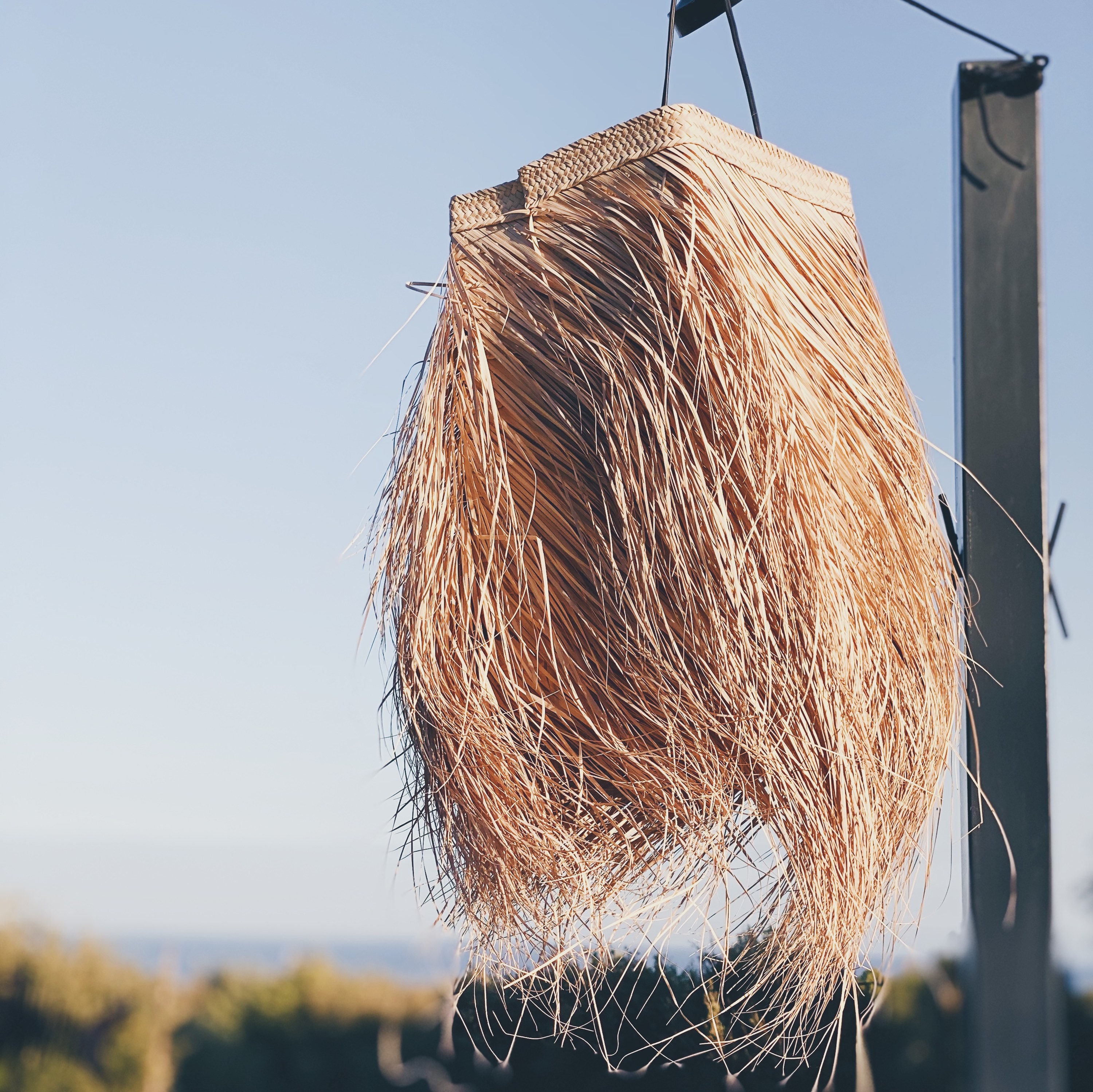 Pendant Light Renée | Vegetal Fiber Suspension | Wicker Suspension ...
