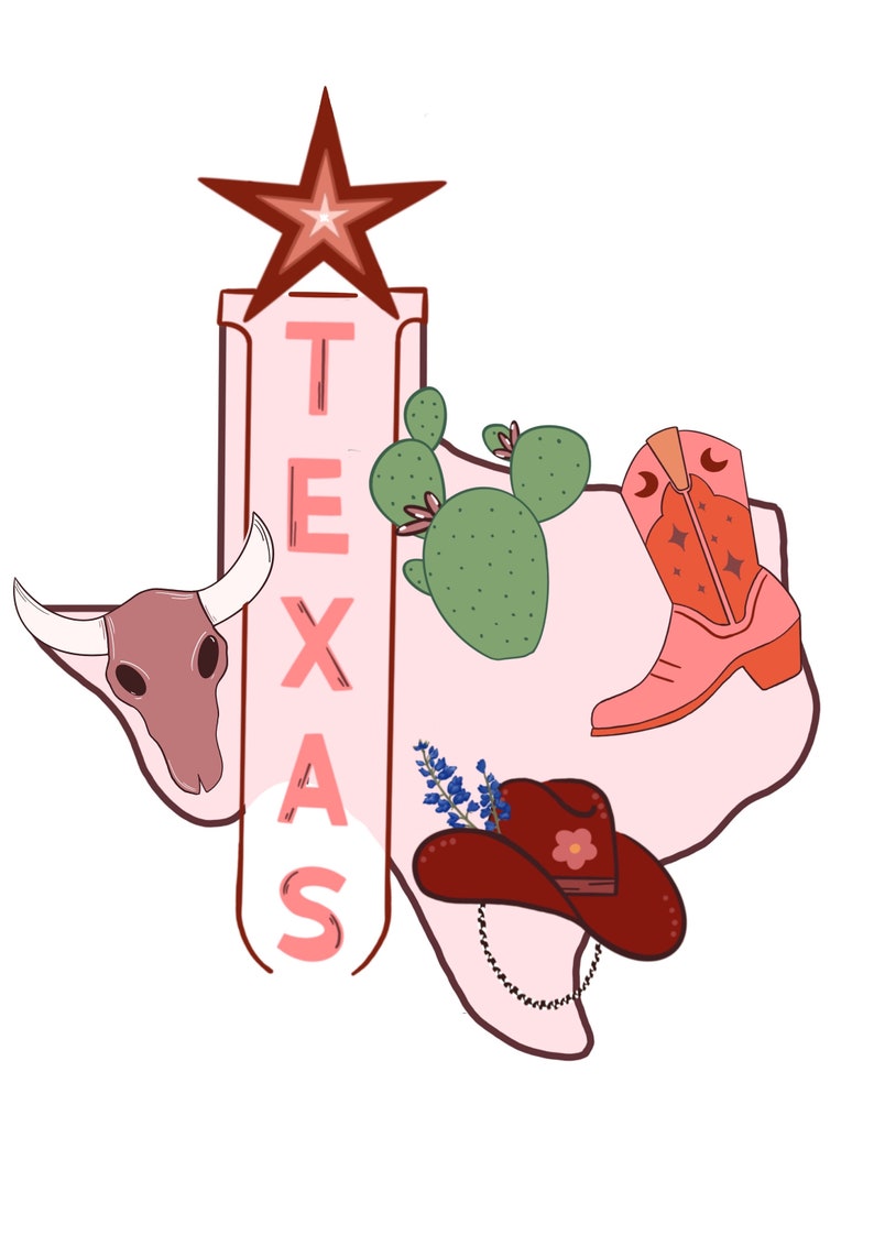 Texas Map Png, Texas State Png, Texas Word Art Png, Texas Clipart ...
