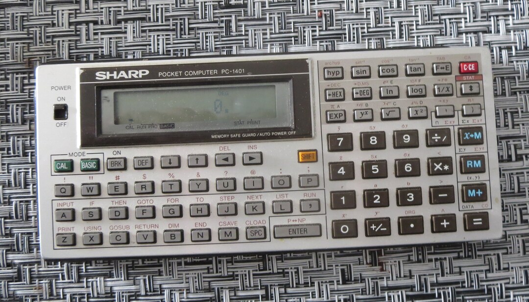 SHARP PC-1401 Programmable (BASIC), Scientific Calculator - Etsy